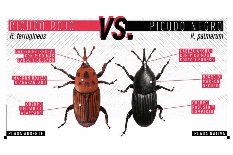 Información sobre el picudo rojo, tratamientos y productos químicos ...